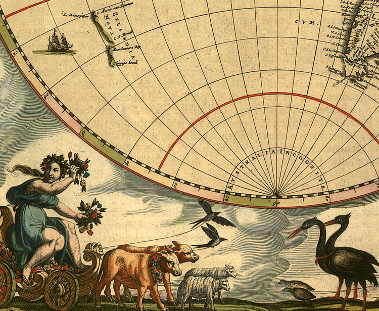 Historic Map - World - 1664 - Antique Map Print | World Maps Online