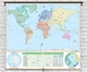 Essential World Classroom Map on Spring Roller from Kappa Maps | World ...