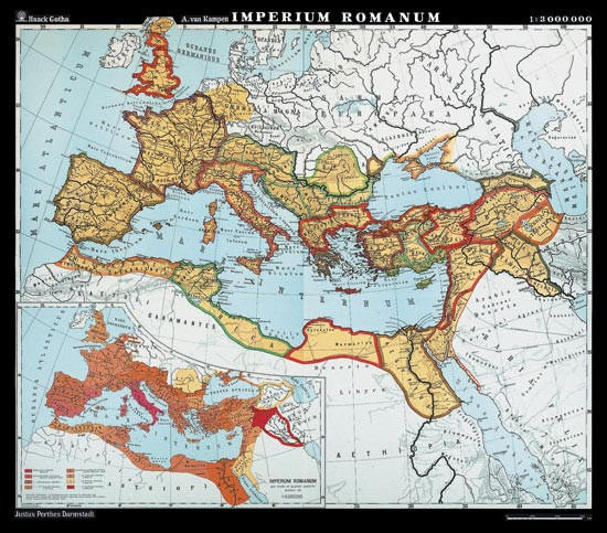 Imperium Romanum - Latin Edition - 83" x 72" - from Klett-Perthes ...