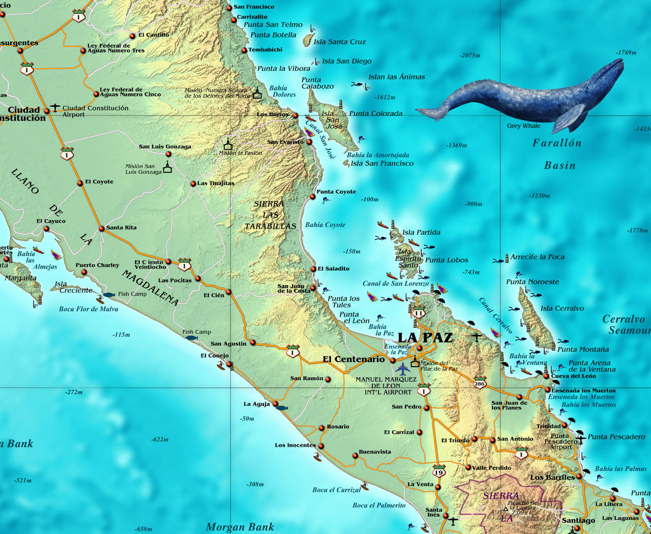 Baja Map California