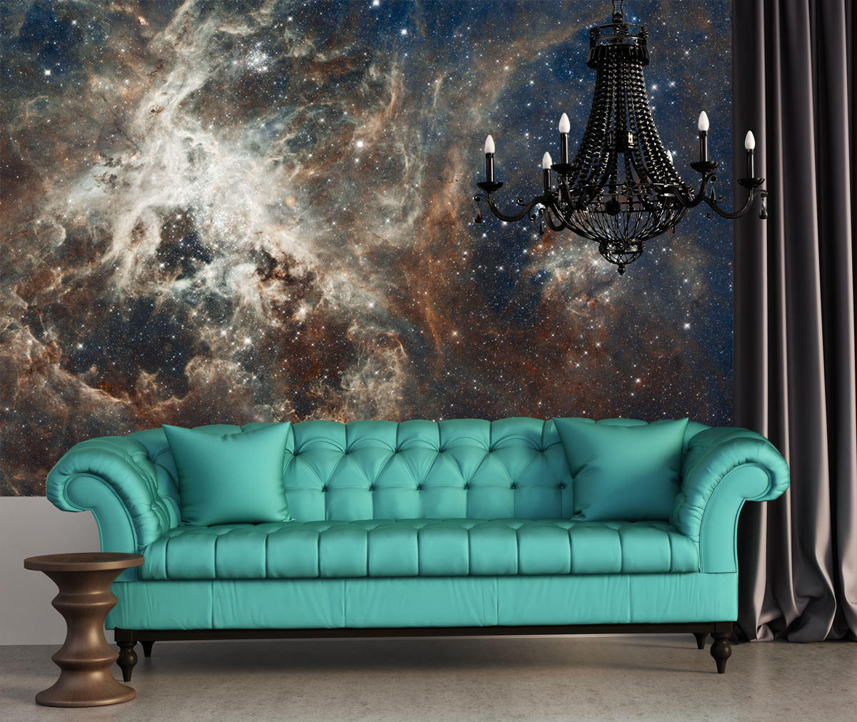 30-Doradus Tarantula Nebula Space Wall Mural | World Maps Online