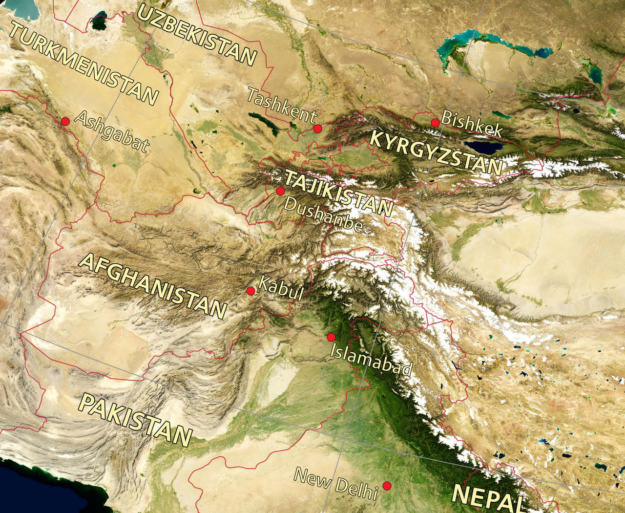 Hindu Kush Mountains Physical Map Physical Panoramic Map Of Errachidia