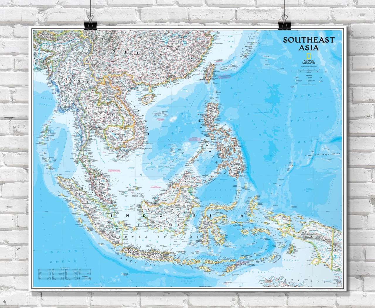 Political Map Of South And East Asia