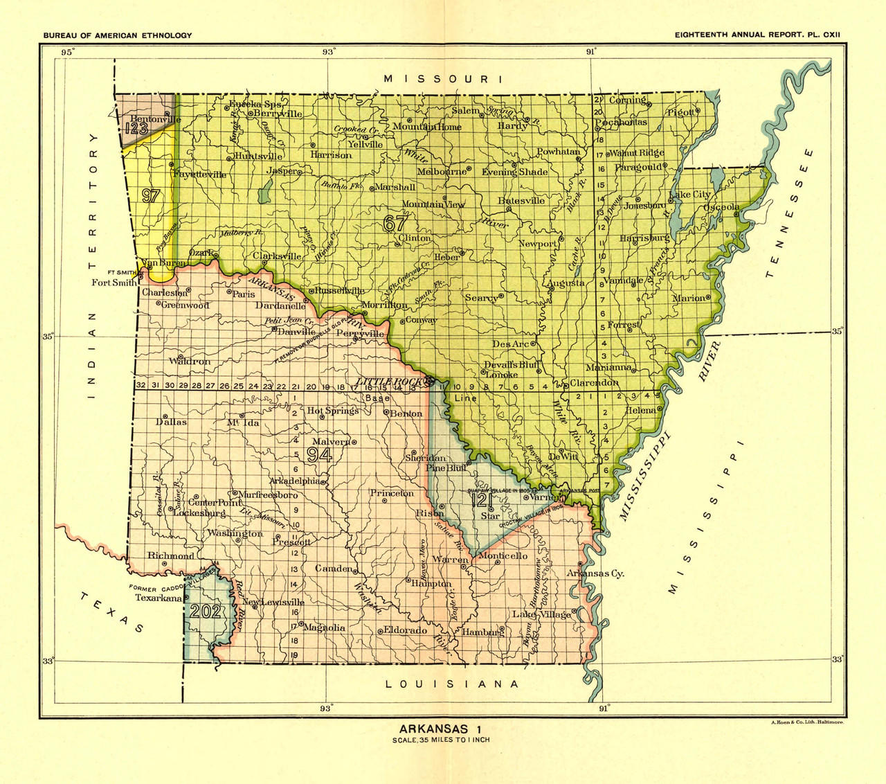 Historic Maps Of Arkansas