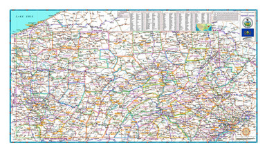 Pennsylvania Reference Map from Compart | World Maps Online