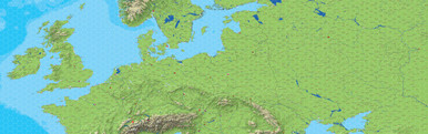 CUSTOM EUROPE MAP - UPDATED - HEX GRID | World Maps Online