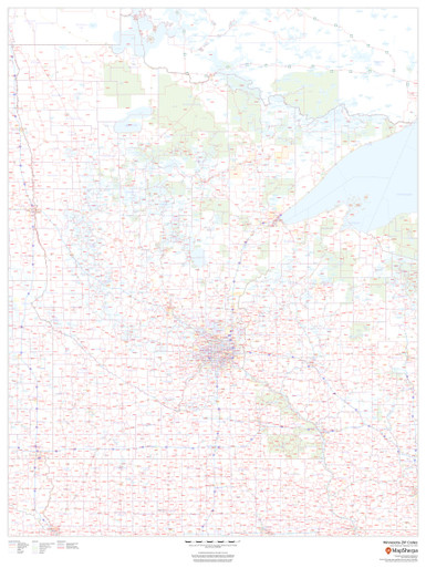 Minnesota ZIP Code Map