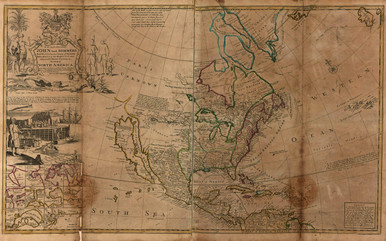 Historic Map - North America - 1715 | World Maps Online