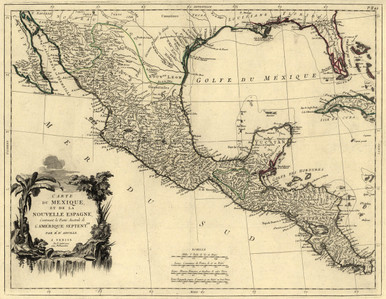 Historic Map - Central America - 1779 | World Maps Online