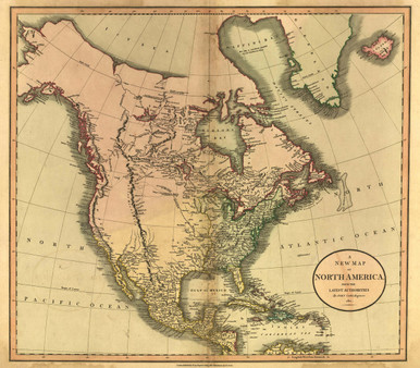 Historic Map - North America - 1811 | World Maps Online