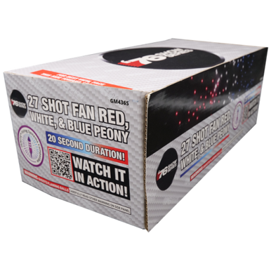 27s FAN R/W/B Peony