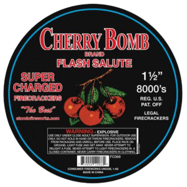 Cherry Bomb Firecrackers 8000s - WAZUP Fireworks