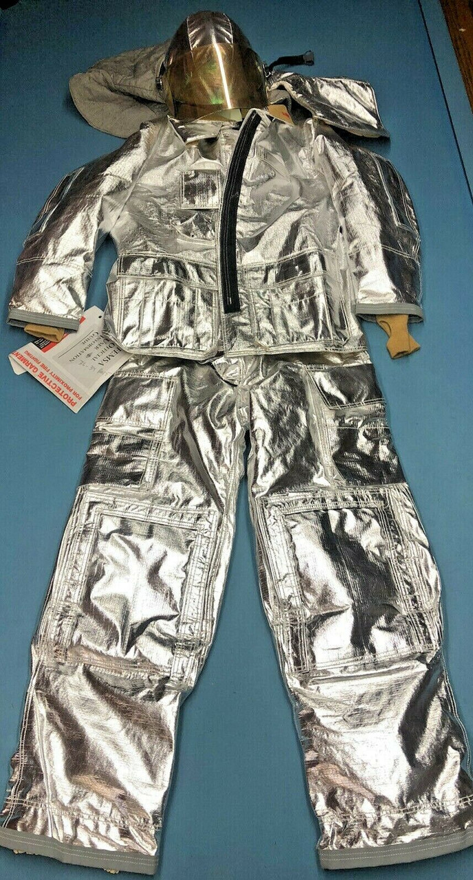 ARFF AIRPORT FIRE FIGHTING SUIT GOVERNMENT AIRPORT SURPLUS BOEING SPEC ...