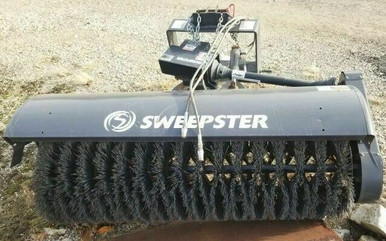Sweepster PTO 3pt 3 point hitch 72" with hydraulic angle broom. Sweeper ...