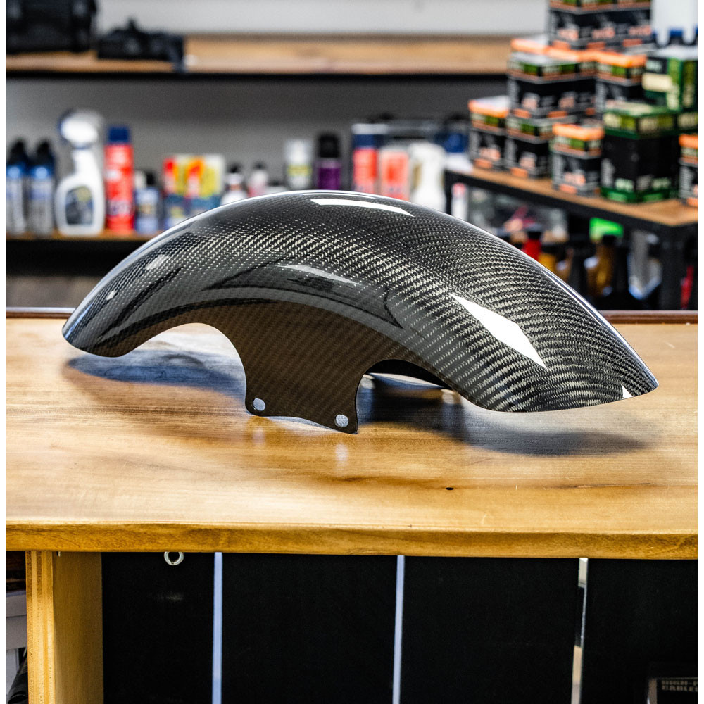 Hofmann Designs Carbon Fiber Shorty Front Fender for 2014-2022 Harley ...
