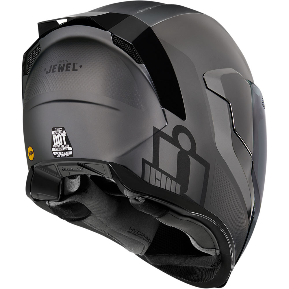 Icon Airflite Helmet - Silver Jewel - Get Lowered Cycles