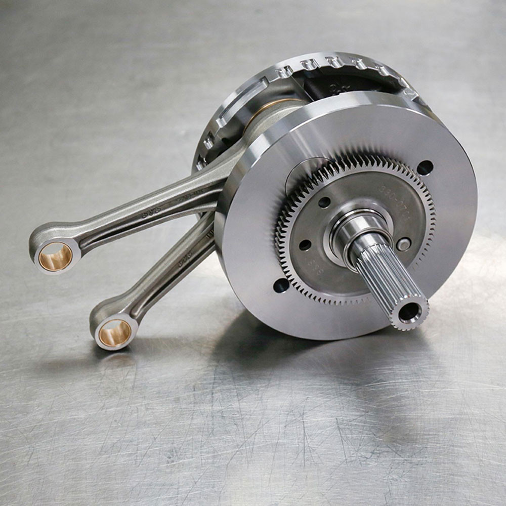 S&S 4-5/8" Stroke Flywheel with Full Width Rods and balancer gear for ...