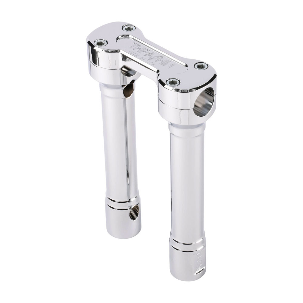 Thrashin Supply 8" Hole Shot Handlebar Risers - Chrome - TSC-8100-3 ...