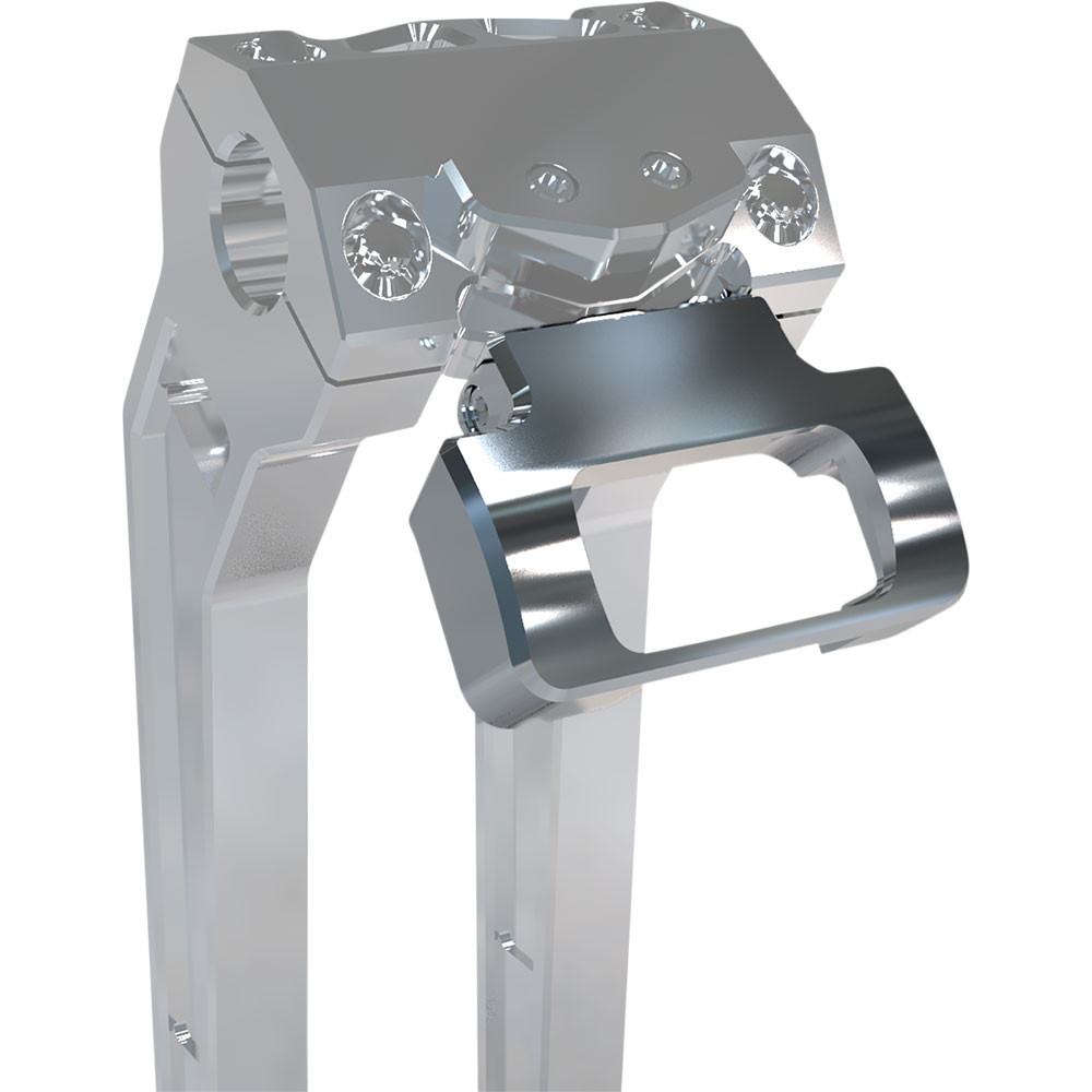 LA Choppers Performance Risers Gauge Mount for Softail M8 - Raw - LA ...