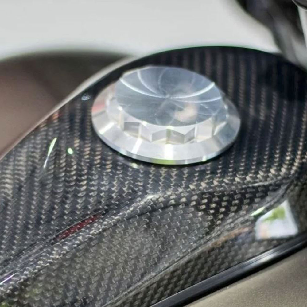 Hofmann Designs 12-Point Signature Series Gas Cap for Harley - Polished ...