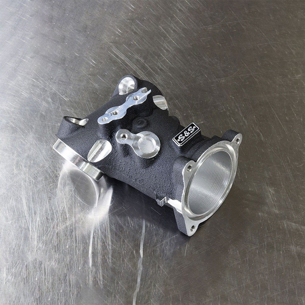 S&S 55mm CNC Ported Performance Manifold for 2017-2023 Harley M8 - 160 ...