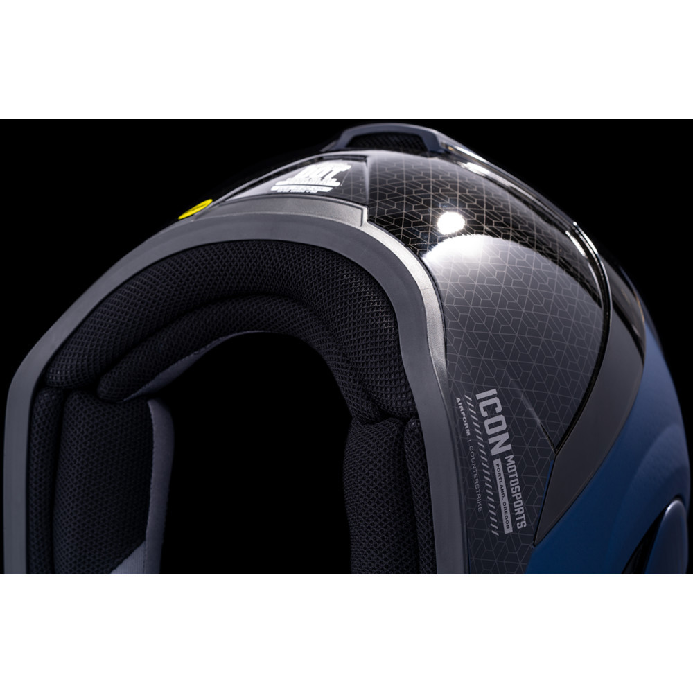 Icon Airform Counterstrike Blue Helmet - Get Lowered Cycles