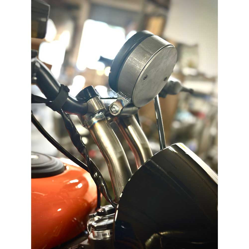 Bung King Handlebar Risers with Gauge Mount for 2022-2024 Harley Revo ...