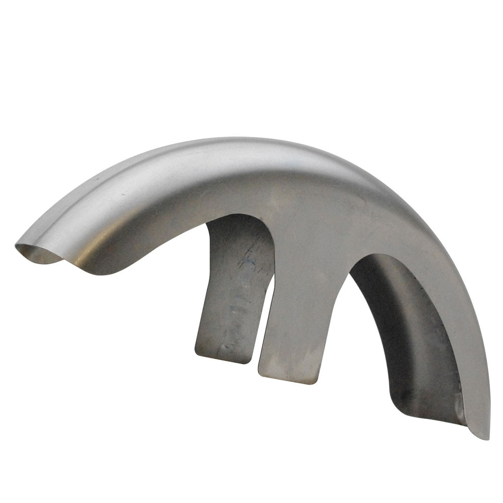 Custom Chrome 'Steeler' Front Fenders - Get Lowered Cycles