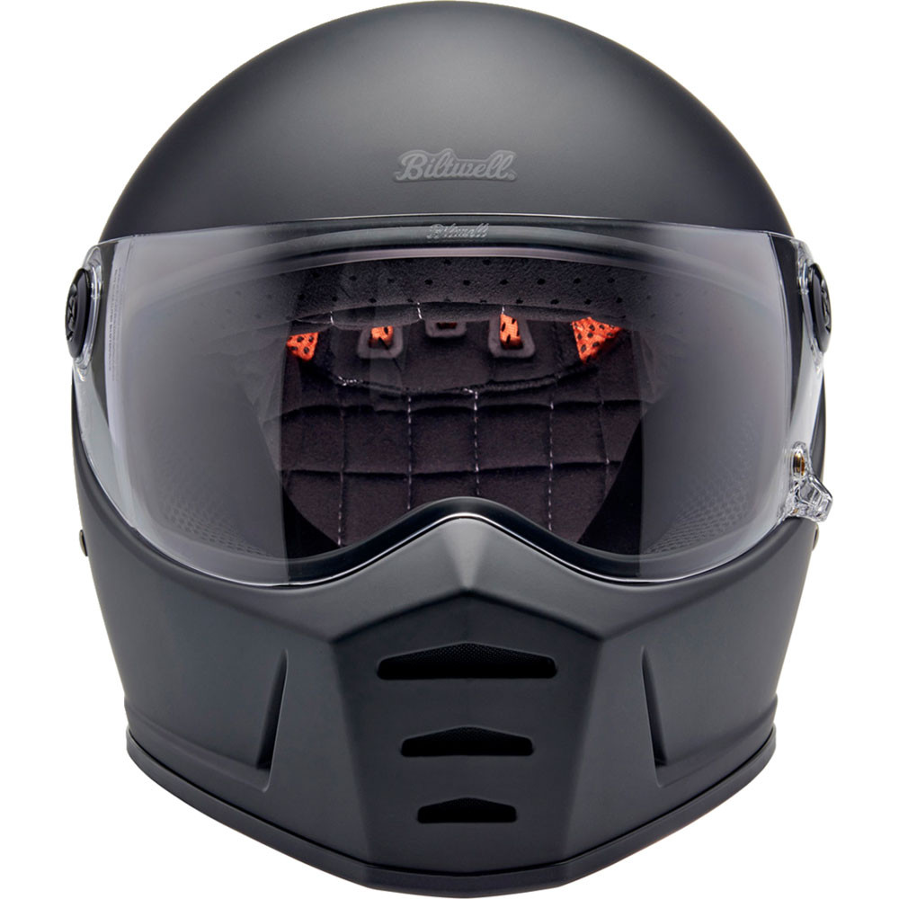 Biltwell Lane Splitter Helmet - Flat Black - Get Lowered Cycles