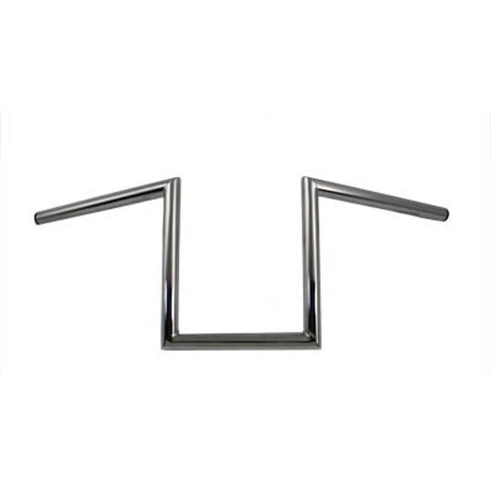 LA Choppers 1" Old School 12" Narrow Z Bars Handlebars - Chrome - LA ...