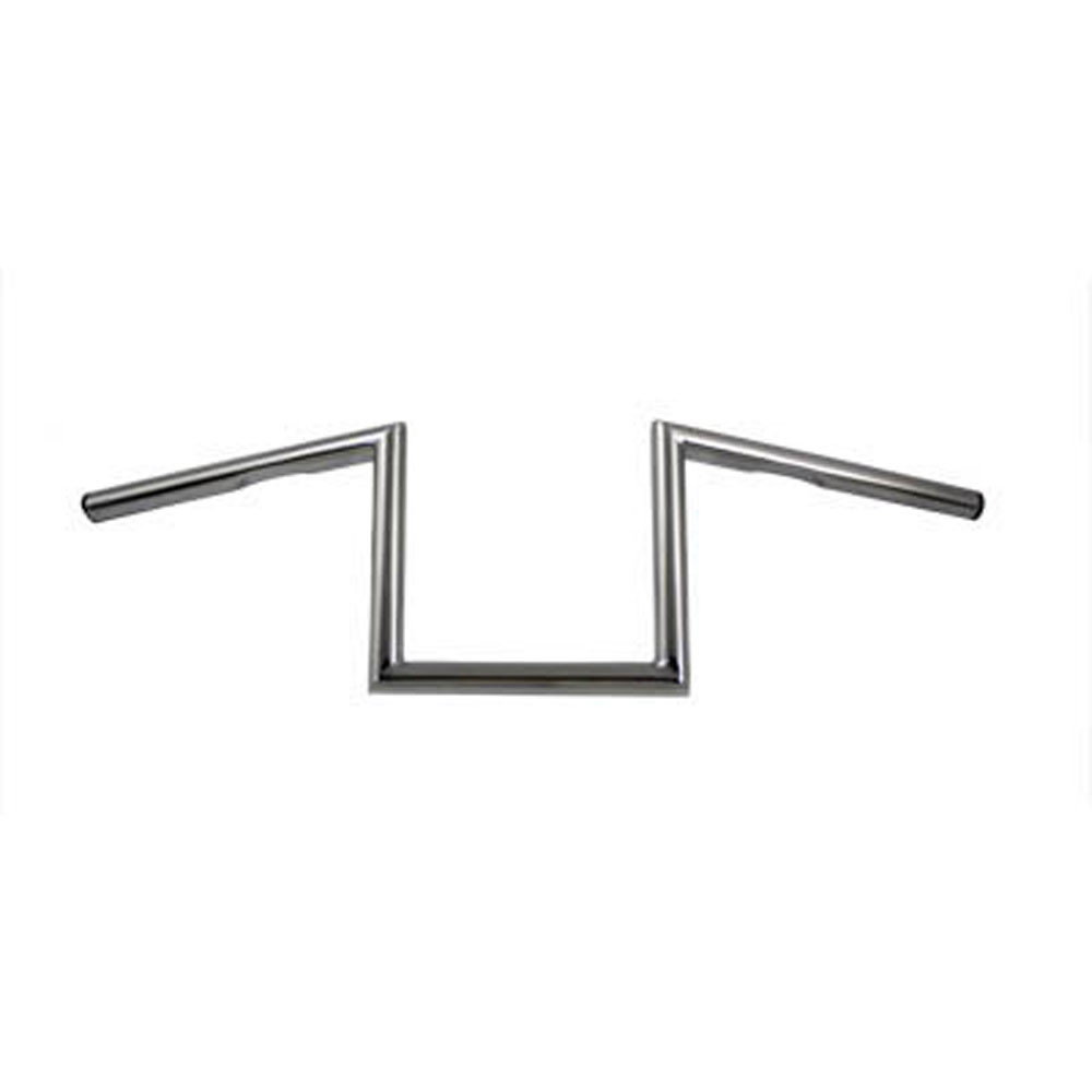 LA Choppers 1" Old School 8" Narrow Z Bars Handlebars - Gloss Black ...