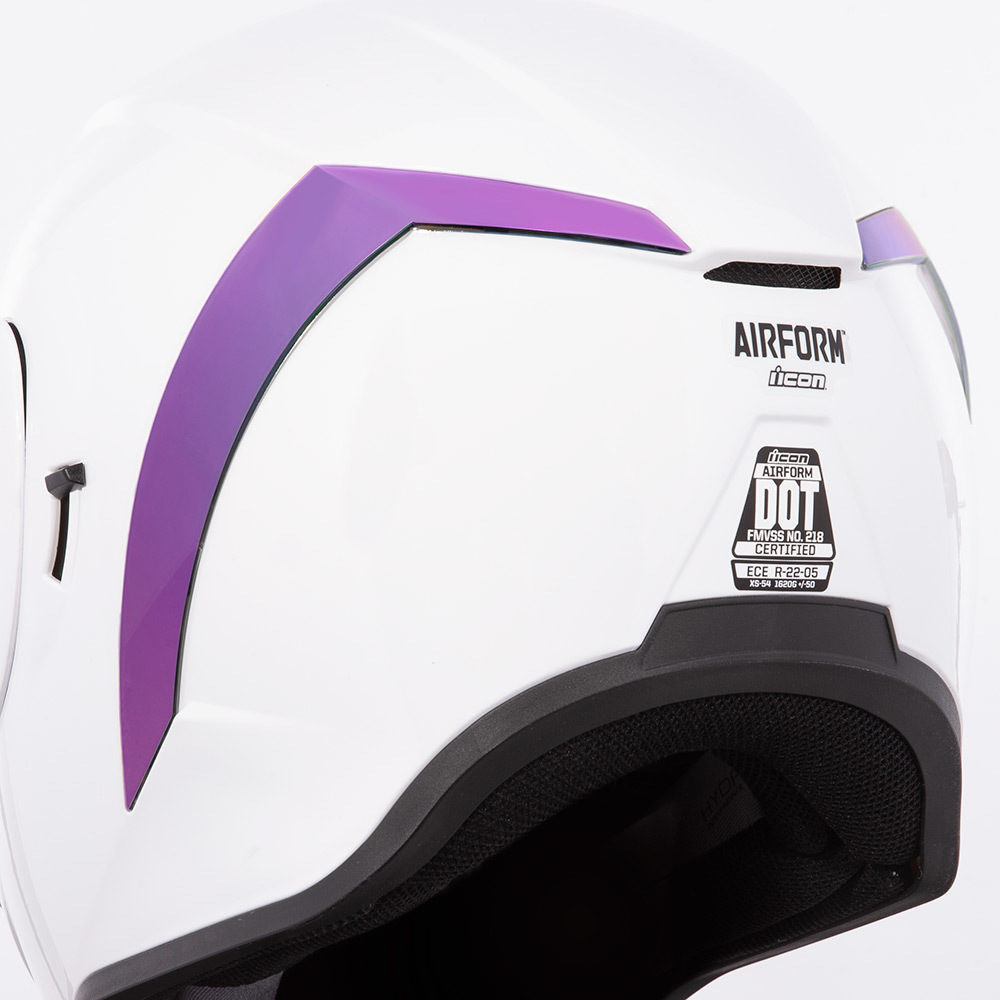 Icon Airform Helmet RST Purple Rear Spoiler - 0133-1209 - Get Lowered ...