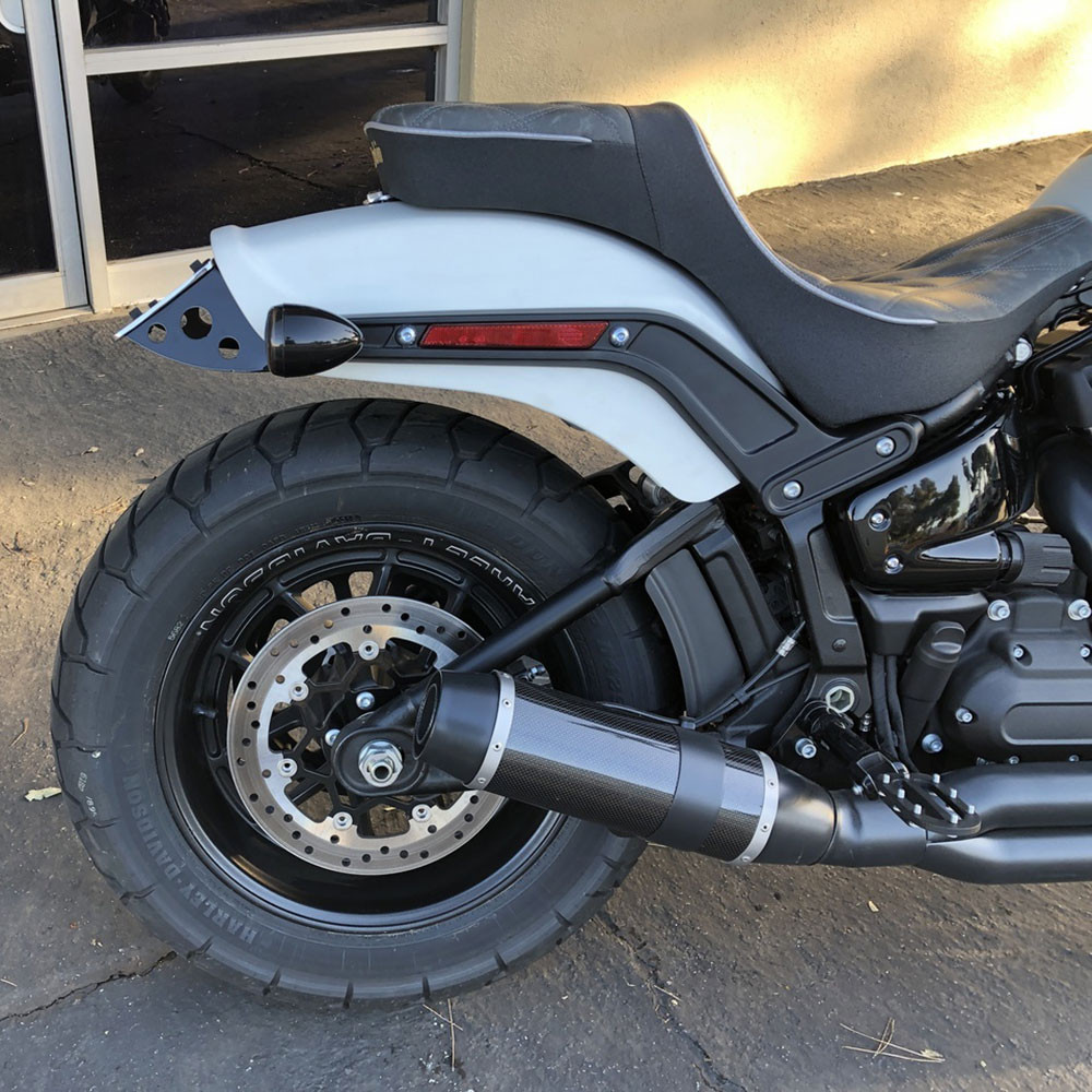 Bung King License Plate Relocation Kit for 2018-Up Harley Fat Bob ...