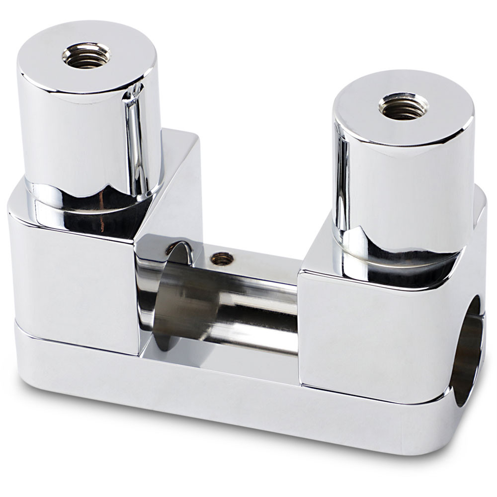 Wild 1 - 3" Savage 1-1/4"Handlebar Riser/Top Clamp Kit - Chrome - WO904 ...