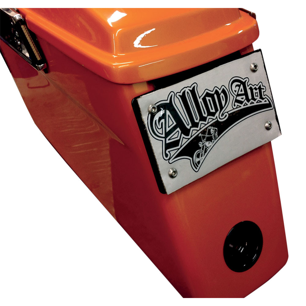 Alloy Art License Plate Mount for 1999-2023 Harley Touring w/ Hard Bags ...