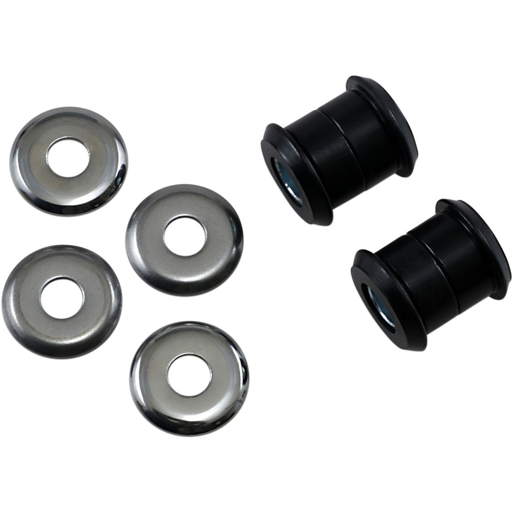 Harley-Davidson Softail SOLID RISER BUSHINGS CHROME HD Harley-Davidson ...