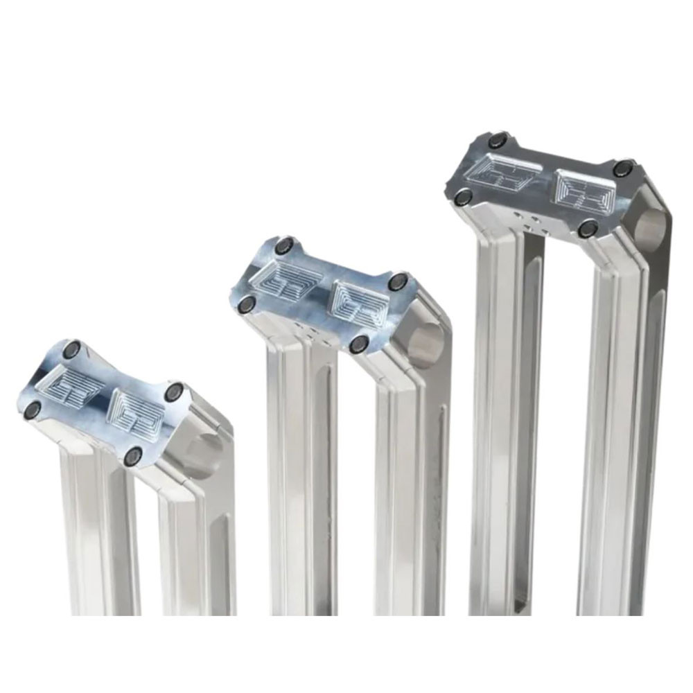 Hofmann Designs Billet Risers for Harley - Raw - Get Lowered Cycles