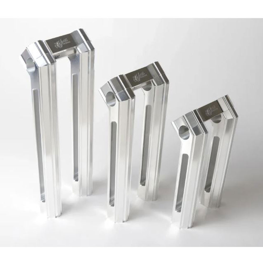 Hofmann Designs Billet Risers for Harley - Raw - Get Lowered Cycles