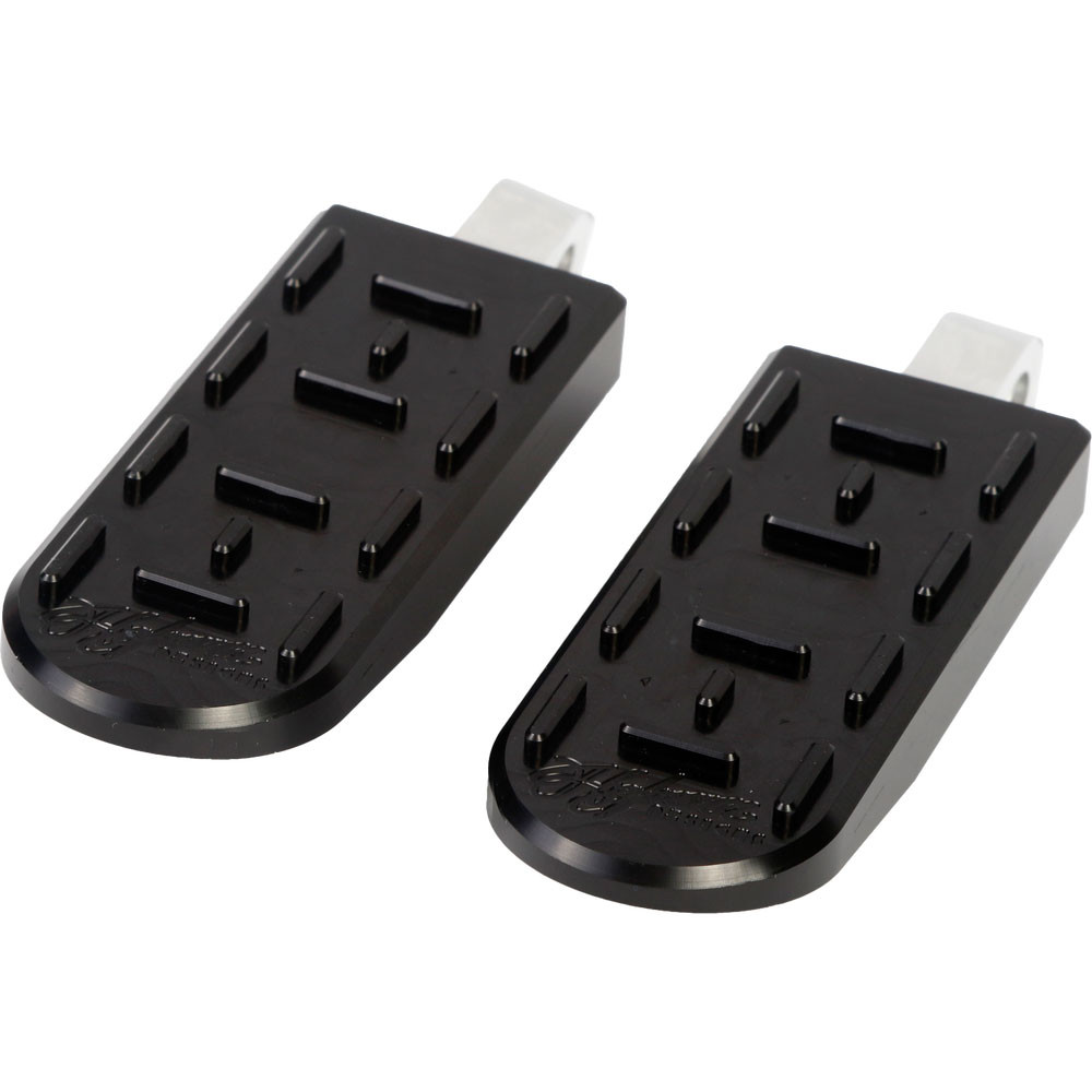 Hofmann Designs Billet Foot Pegs - Black - HDB-1004B - Get Lowered Cycles