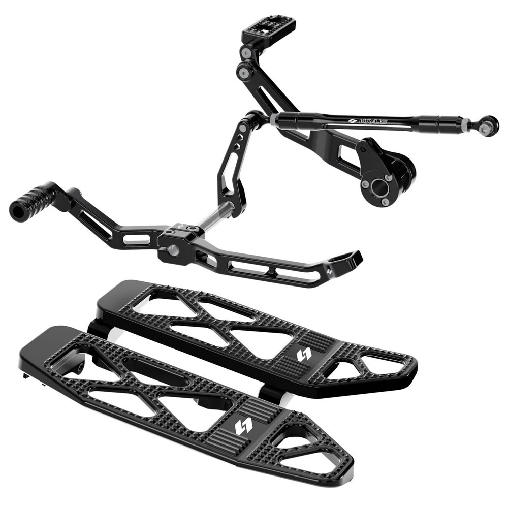 Kraus Max Lean Foot Controls and Floorboard Kit for 2017-2024 Harley ...