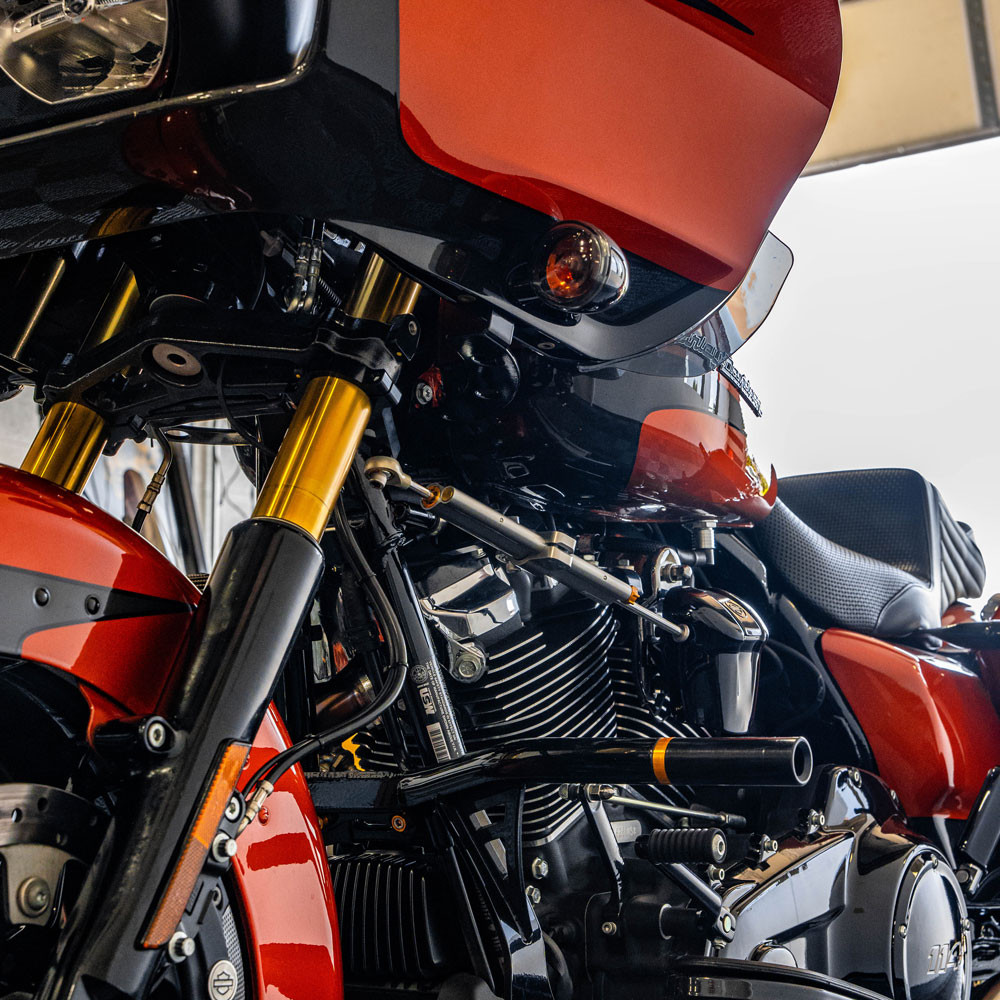 OG Ohlins Steering Damper Stabilizer Kit for 2014-2023 Harley Touring ...