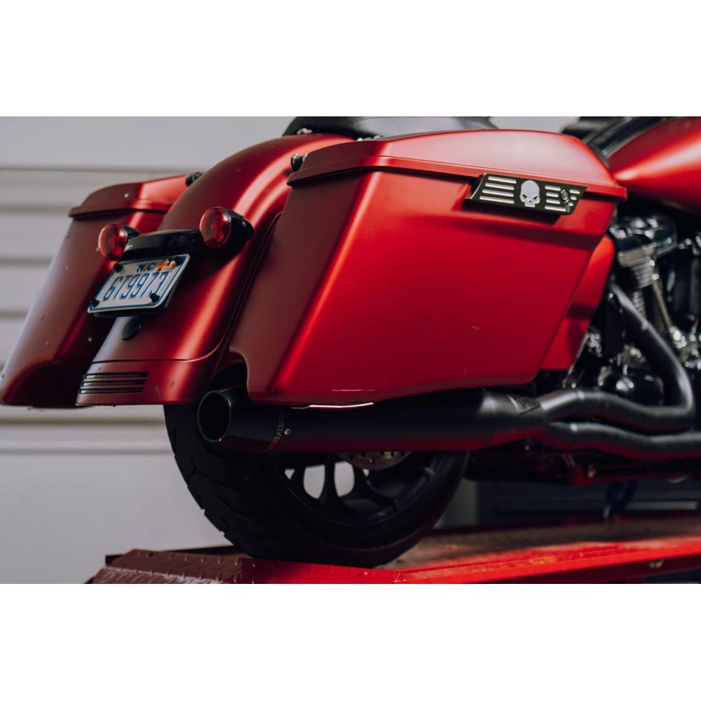 Sawicki 2-1 Full Length Exhaust for 2017-2023 Harley Touring - Black ...