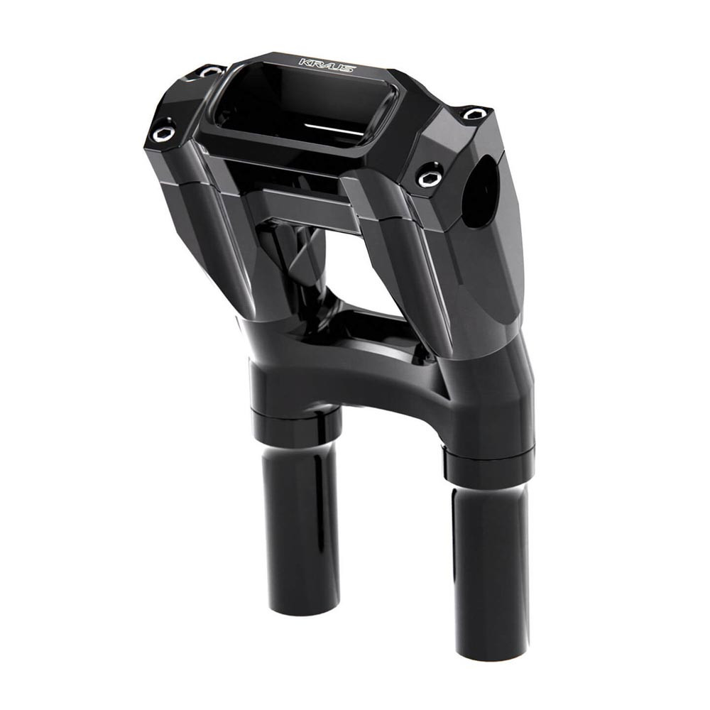 Kraus Core Isolated Handlebar Risers for Harley - Get Lowered Cycles