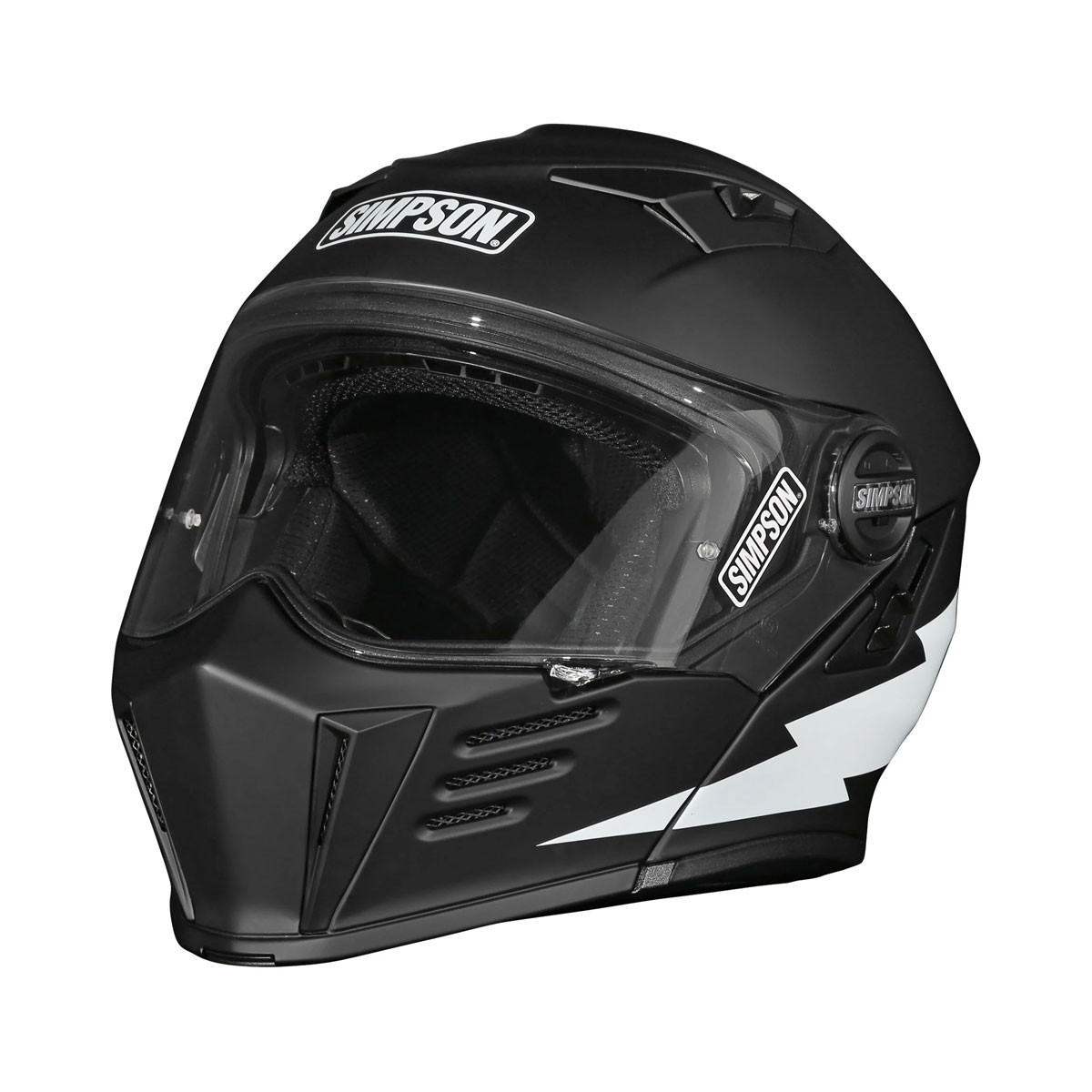 Simpson Mod Bandit Modular Helmet - Lucifer "Glow in the Dark" - Get ...
