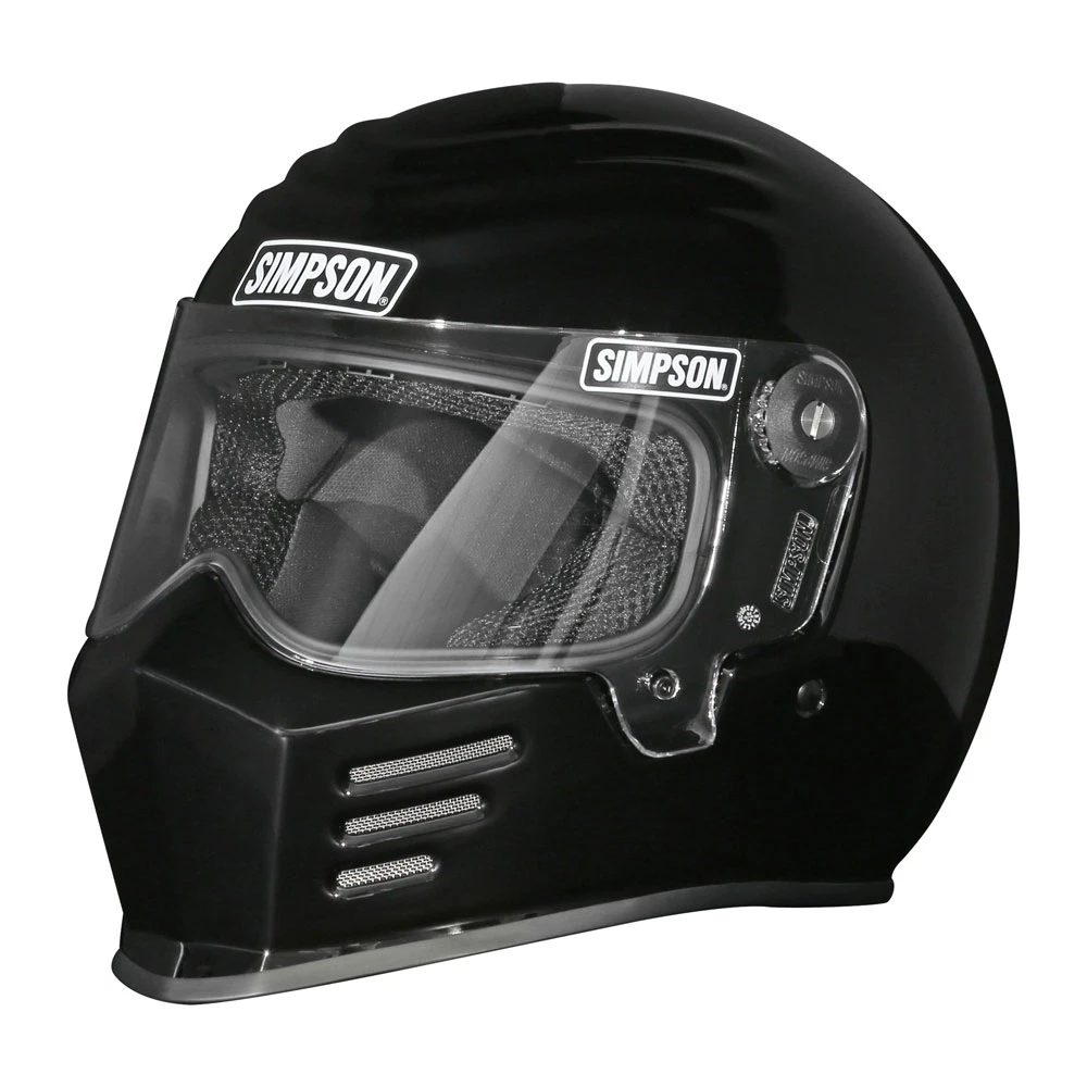 Simpson Outlaw Bandit 3 Motorcycle Helmet - Gloss Black - Get Lowered ...
