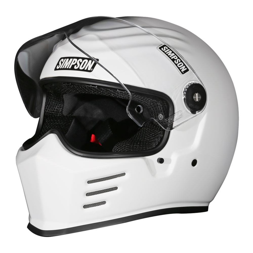 Simpson Outlaw Bandit 3 Motorcycle Helmet - White - Get Lowered Cycles