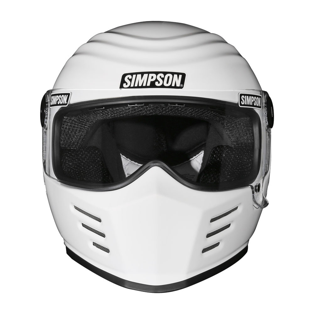 Simpson Outlaw Bandit 3 Motorcycle Helmet - White - Get Lowered Cycles