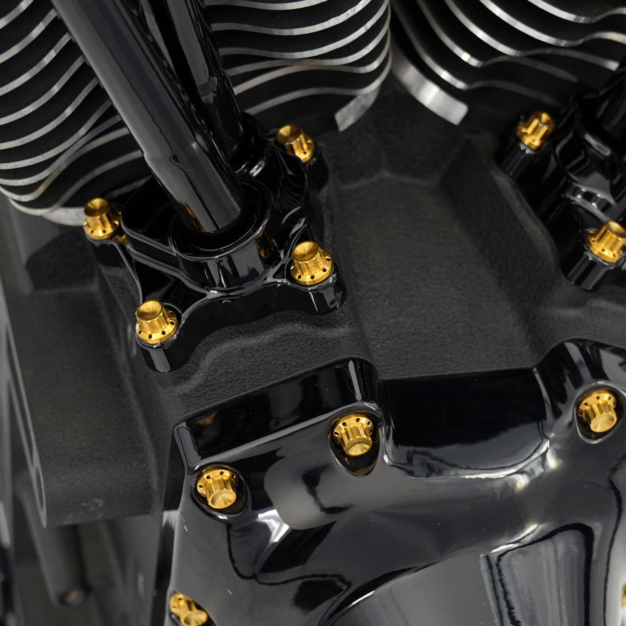 Arlen Ness Lifter Block Titanium 12-Point Bolt Kit for Harley - Gold ...