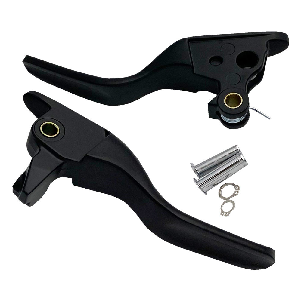 Drag Specialties Shorty Hand Levers for 1996-2017 Harley Big Twin - Get ...