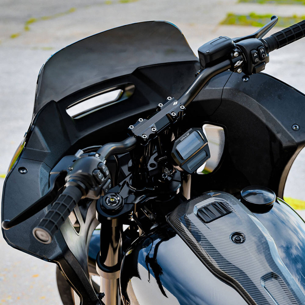 Kraus KR Low Bar – 29″ Width, 2.5″ Pullback Handlebar for Harley-Davidson